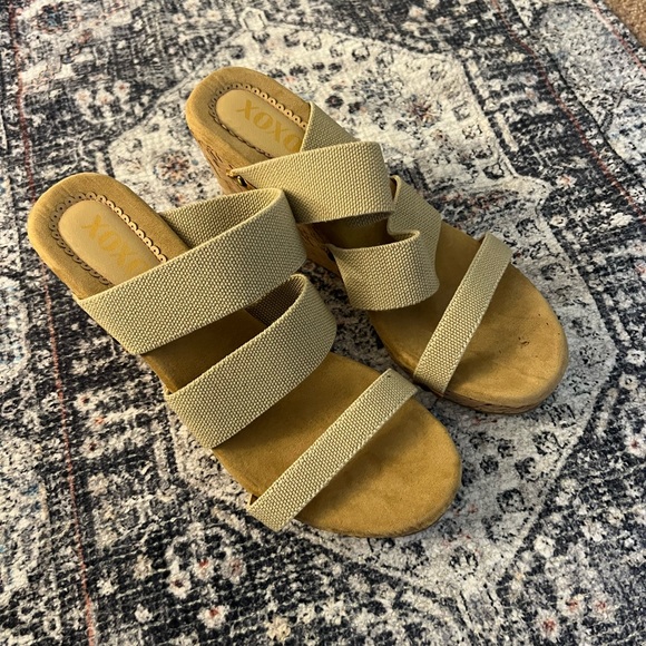 XOXO | Shoes | Nwot Xoxo Womens Wedge Sandals | Poshmark